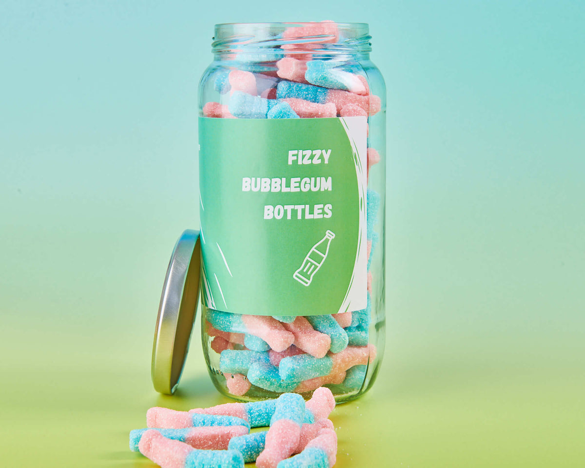Fizzy Bubblegum Bottles - Large Jar – Sweet Hamper Company