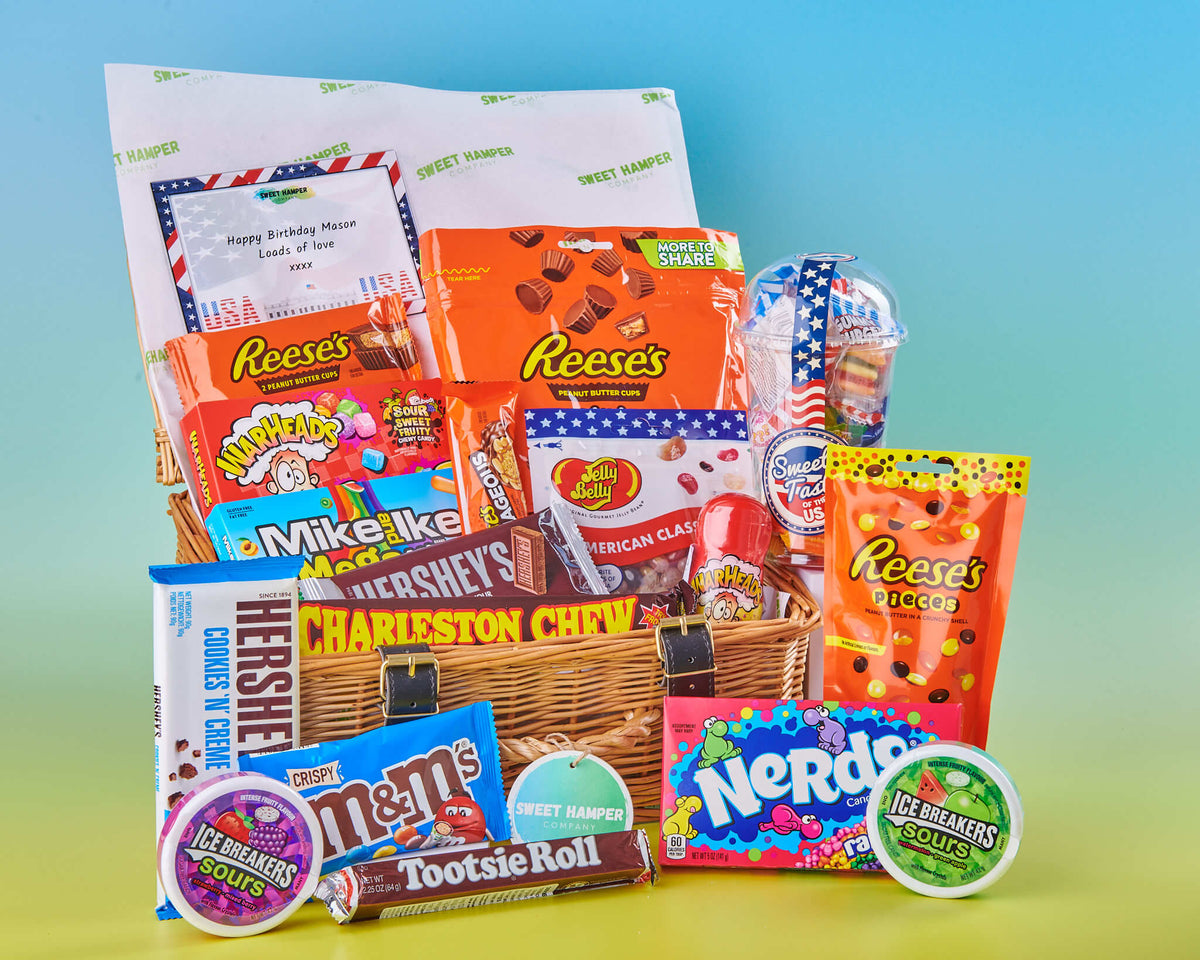 Huge American Sweet & Chocolate Hamper – Sweet Hamper Company