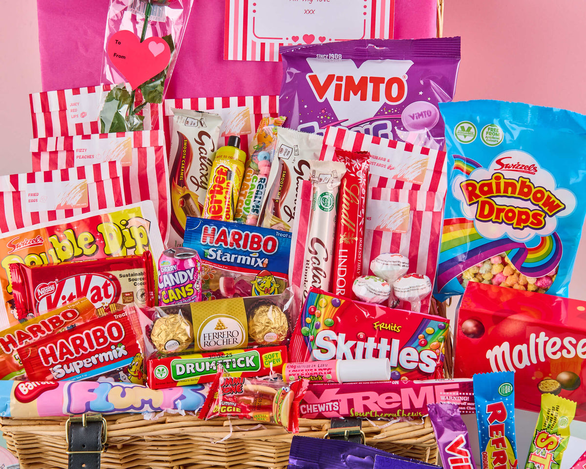 Huge XL Valentines Sweet & Chocolate Hamper – Sweet Hamper Company