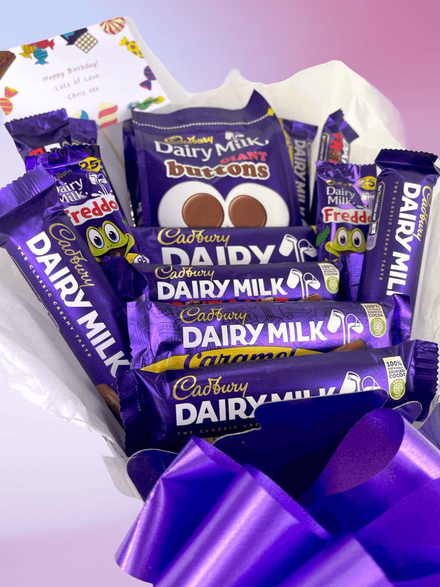 Dairy Milk Chocolate Bouquet – Sweet Hamper Company