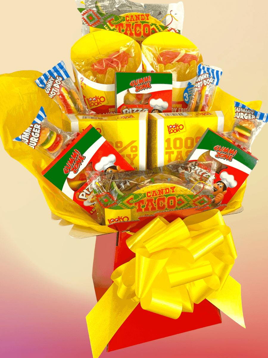 Fast Food Sweet Bouquet – Sweet Hamper Company