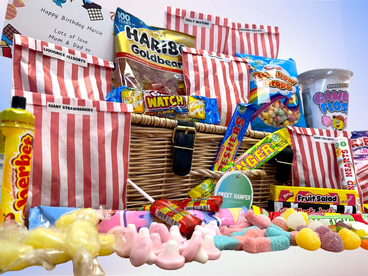 Large Retro Sweet Hamper – Sweet Hamper Company